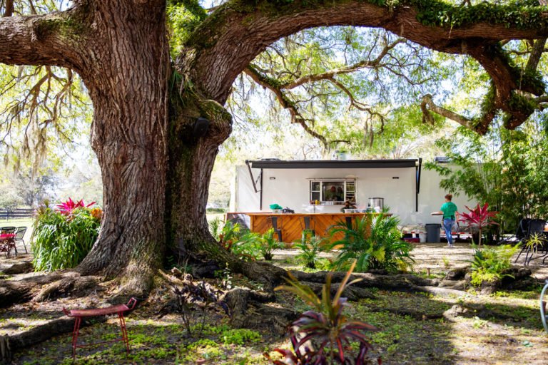 Lunch Date on a Farm Outdoors at Bountiful Farms Bistro